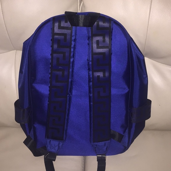 Versace | Bags | Royal Blue Versace Backpack | Poshmark